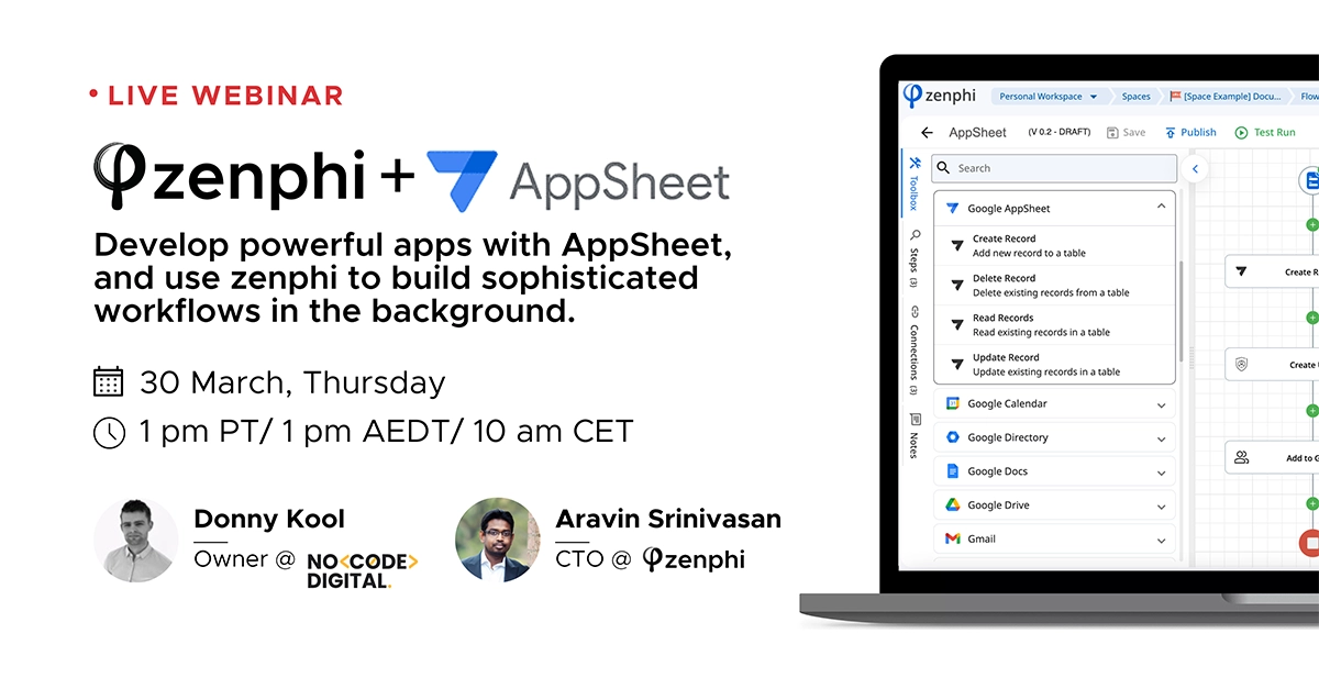 Zenphi & AppSheet: The Ultimate Combination | zenphi
